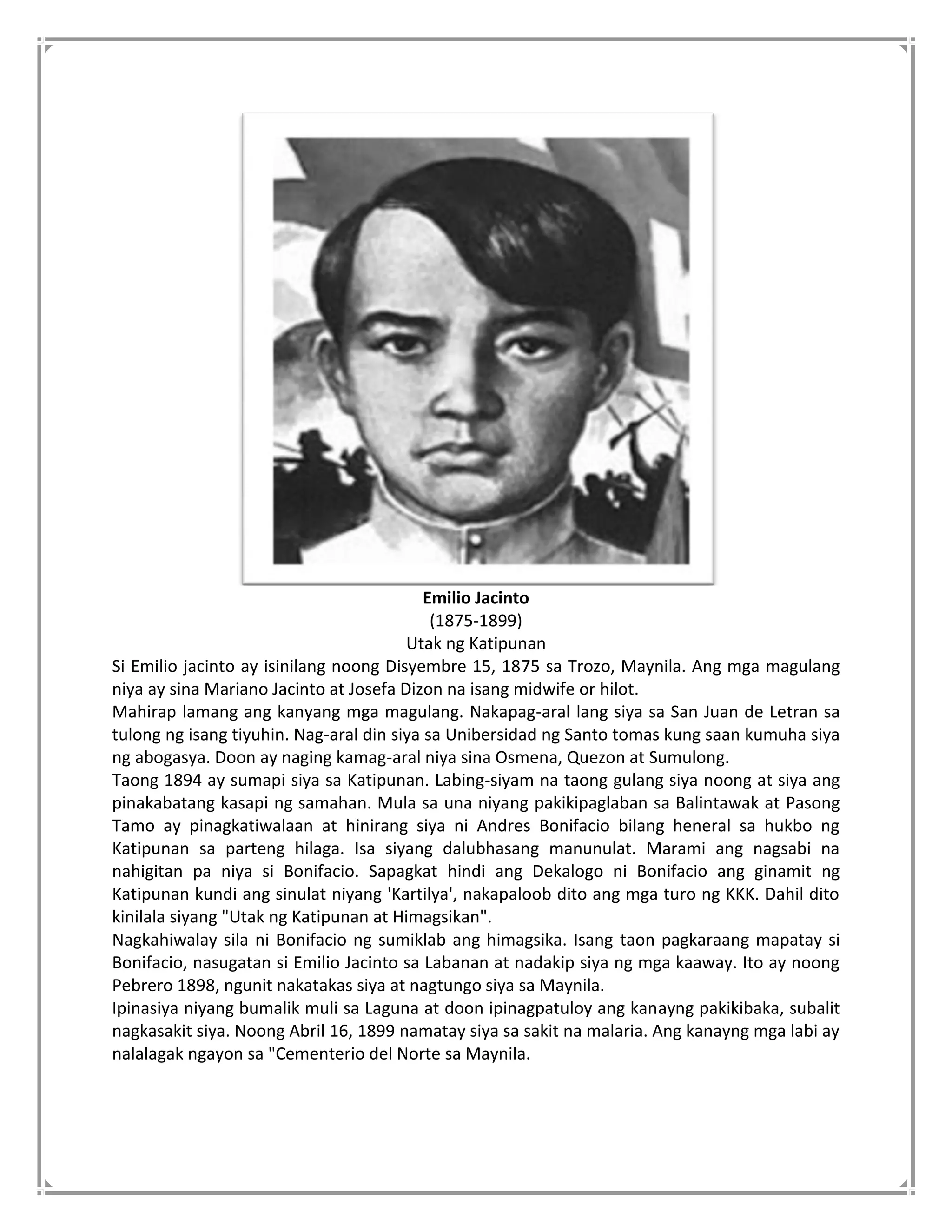 Mga bayani ng pilipinas | PDF