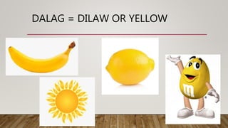 Mga bulok (colors) | PPTX | Design | Fine Art