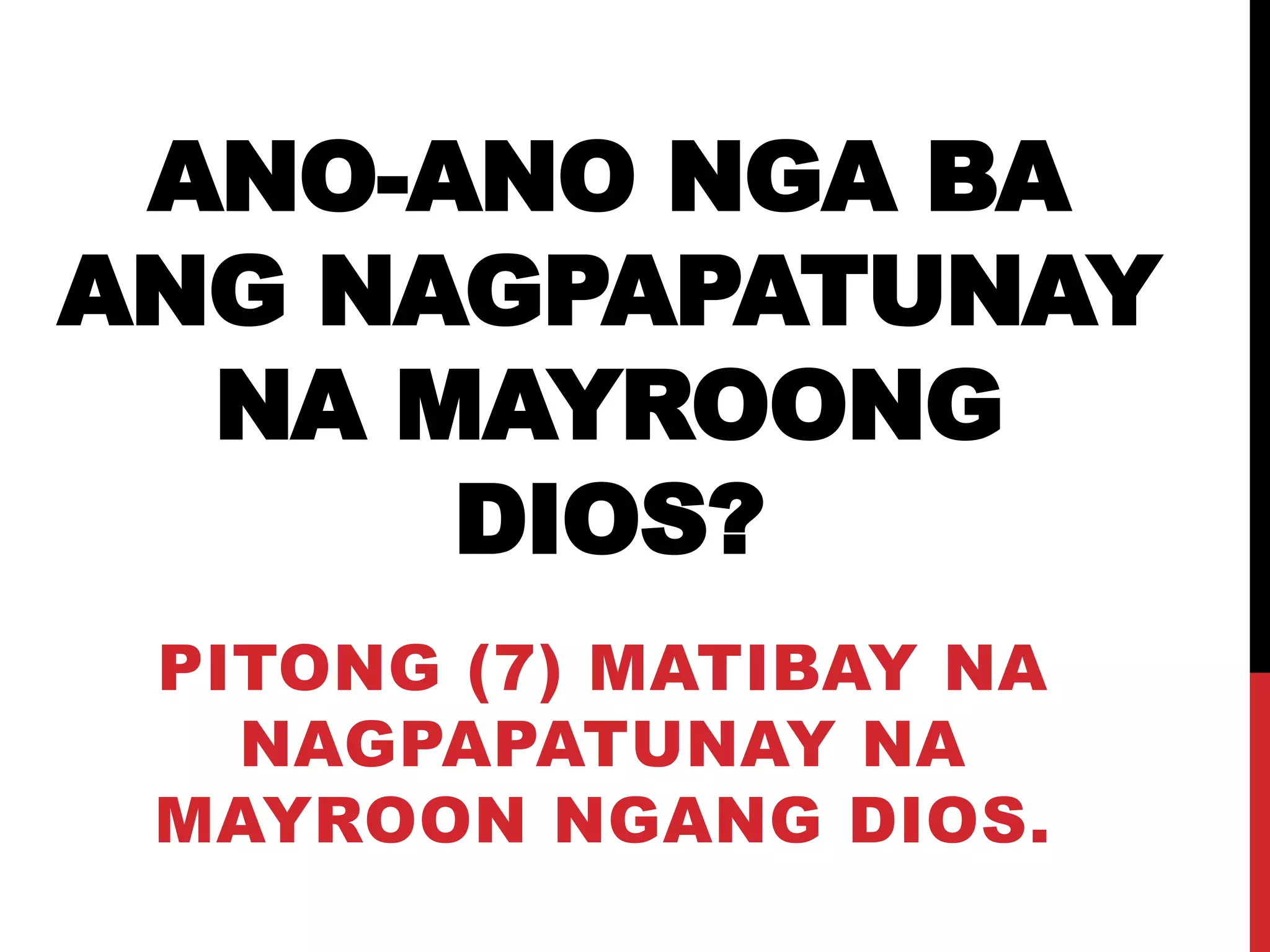 MGA DAHILAN NG PAGKAKAMALI NG KRISTYANO, Sept 11.pptx