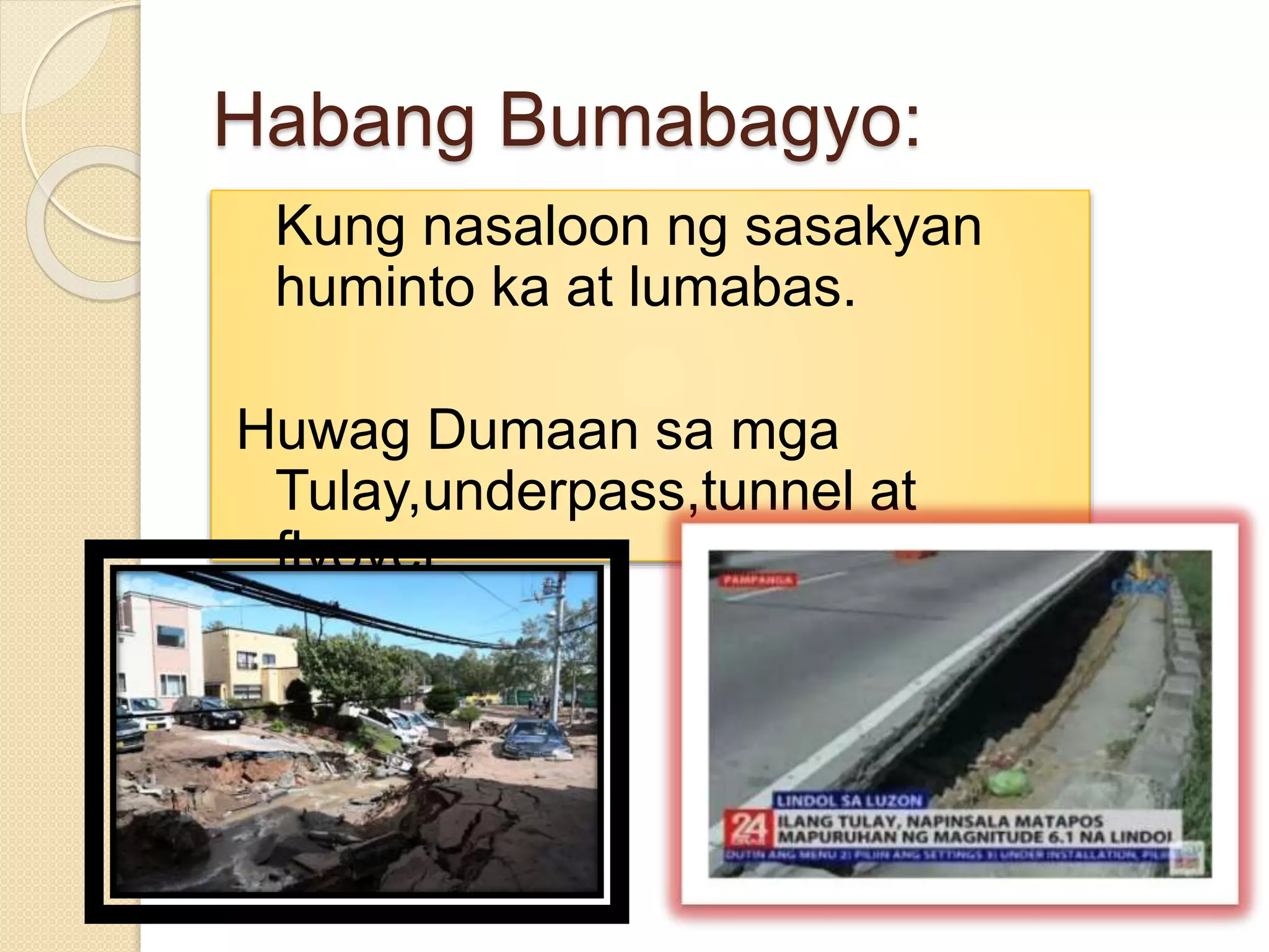 Mga dapat gawin sa oras ng kalamidad lindol | PPTX