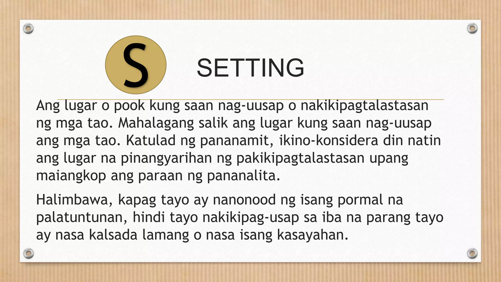 Mga dapat isaalang alang sa epektibong komunikasyon | PPTX