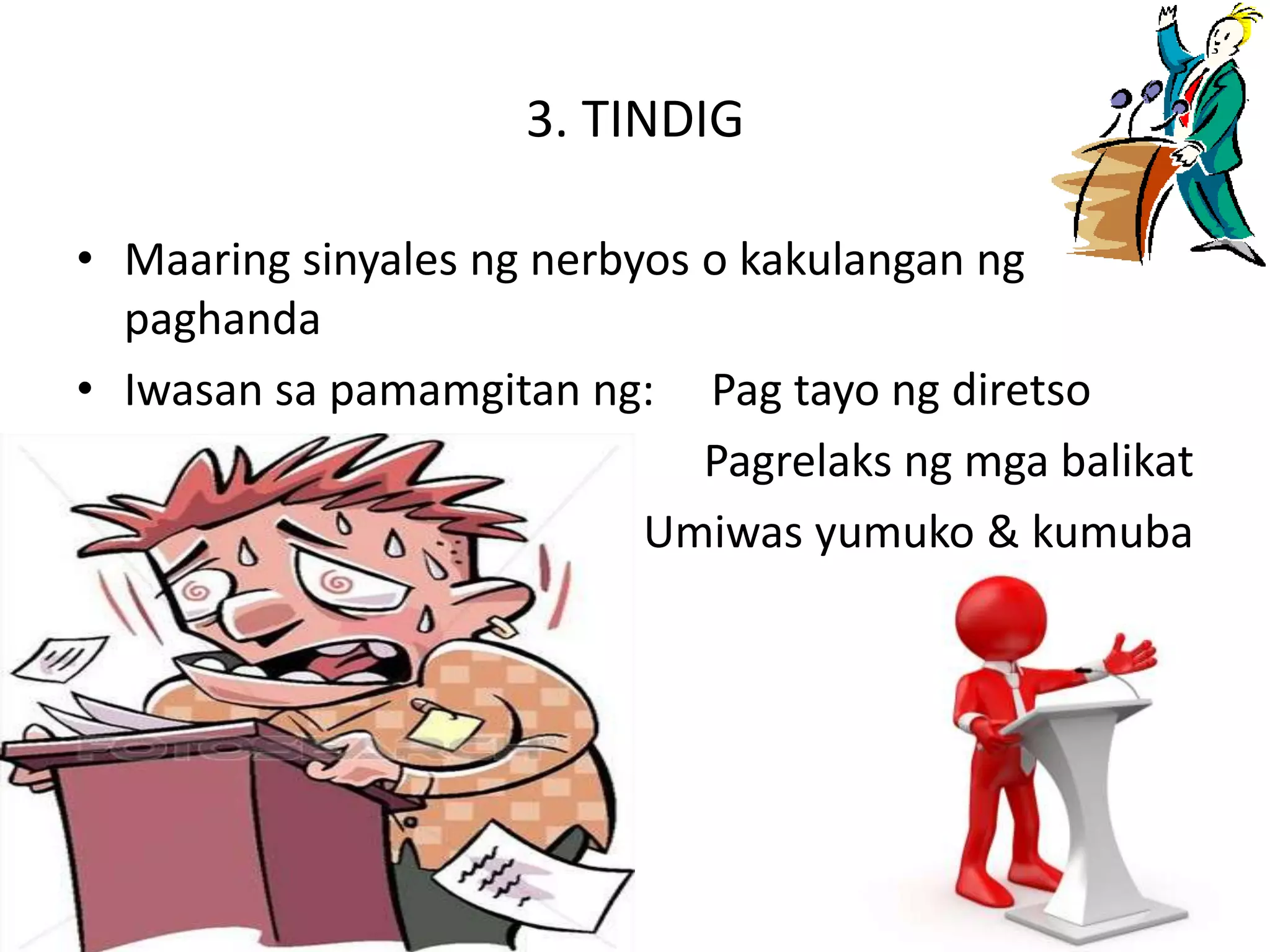 Mga dapat tandaan sa epektibong pagsasalita at mahusay na ...