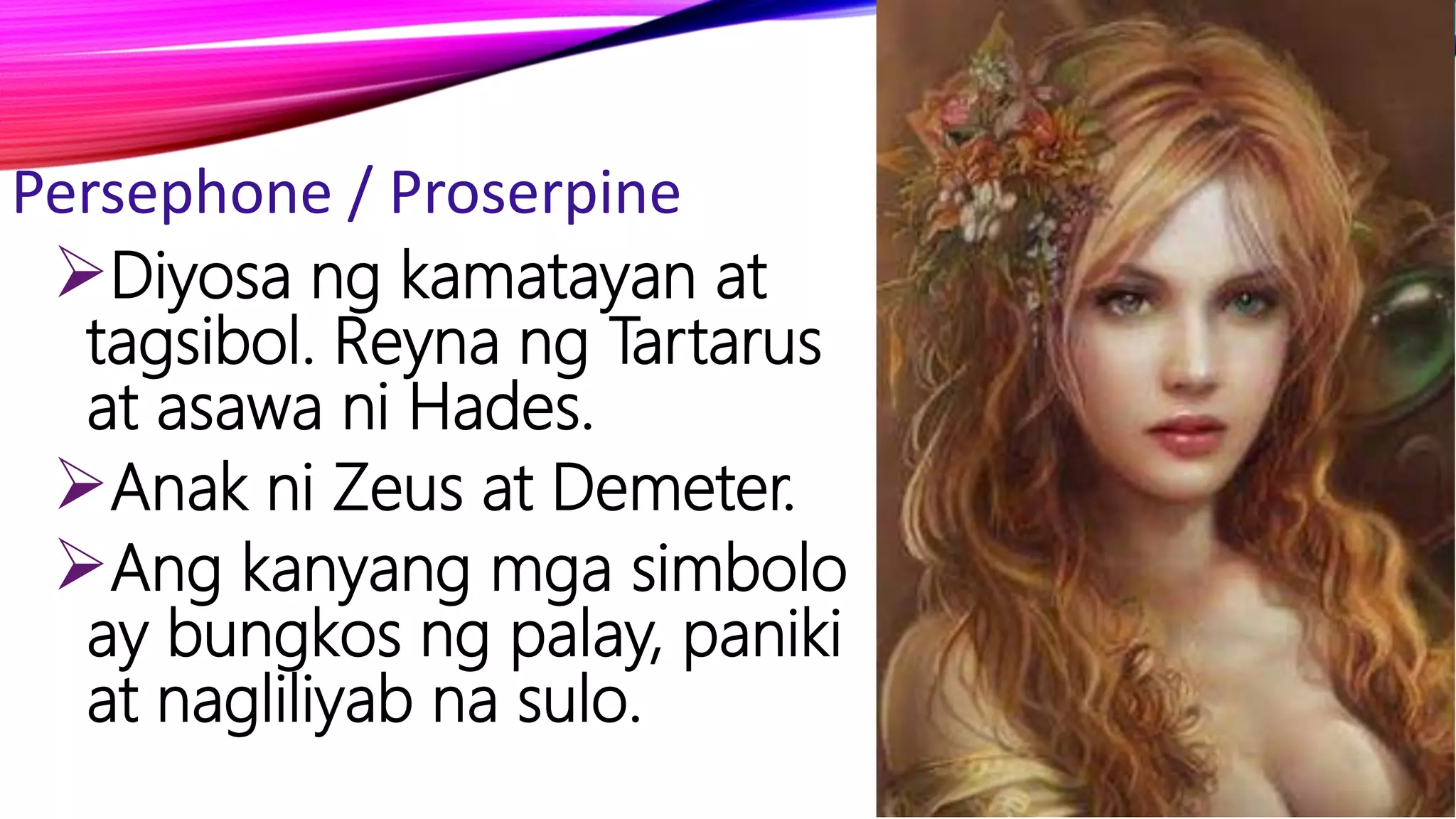 Mga Diyos at Diyosa ng Mitolohiyang Griyego at Romano | PPTX