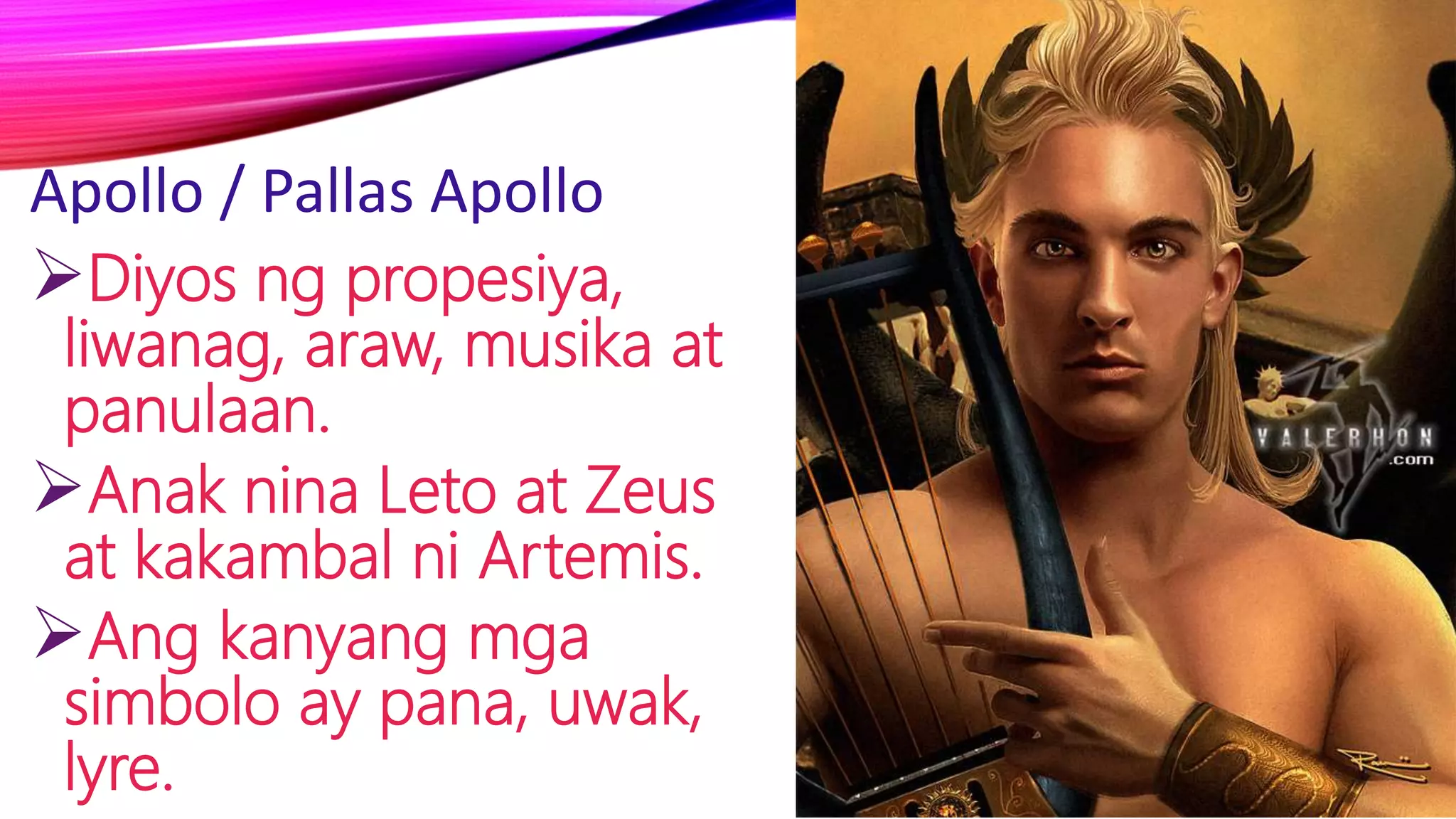 Mga Diyos at Diyosa ng Mitolohiyang Griyego at Romano | PPTX