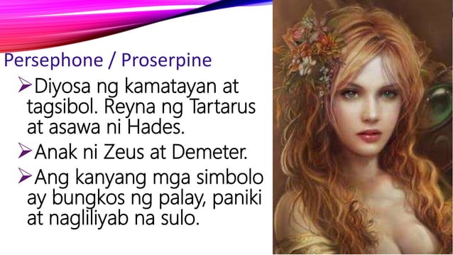 Mga Diyos at Diyosa ng Mitolohiyang Griyego at Romano | PPTX