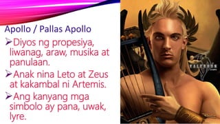 Mga Diyos at Diyosa ng Mitolohiyang Griyego at Romano | PPTX