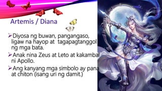 Mga Diyos at Diyosa ng Mitolohiyang Griyego at Romano | PPTX