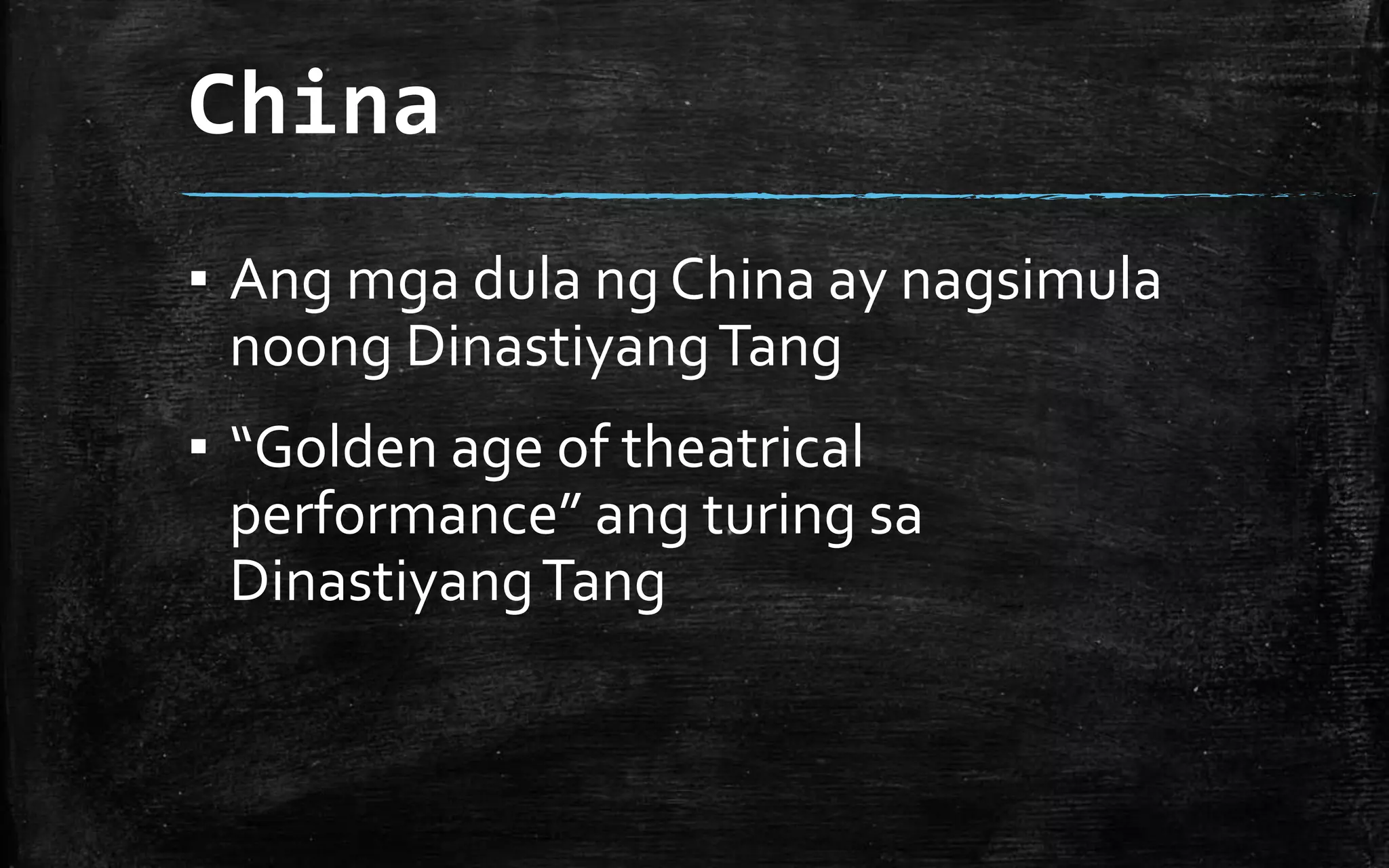 Filipino 9 Mga Dula ng Silangang Asya | PPTX