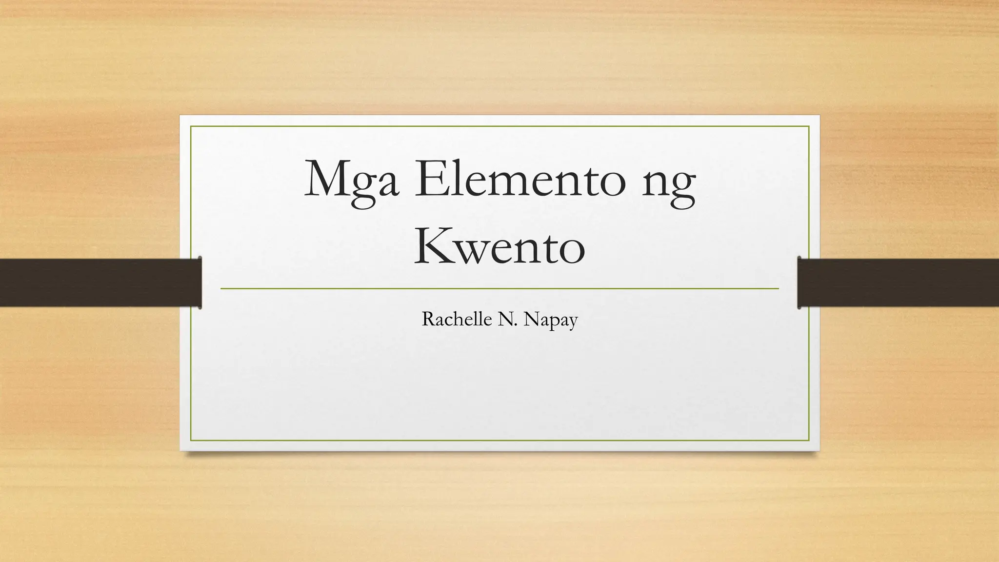 Mga Elemento ng Kwento.pptx Grade 3- Unang kwarter | PPTX