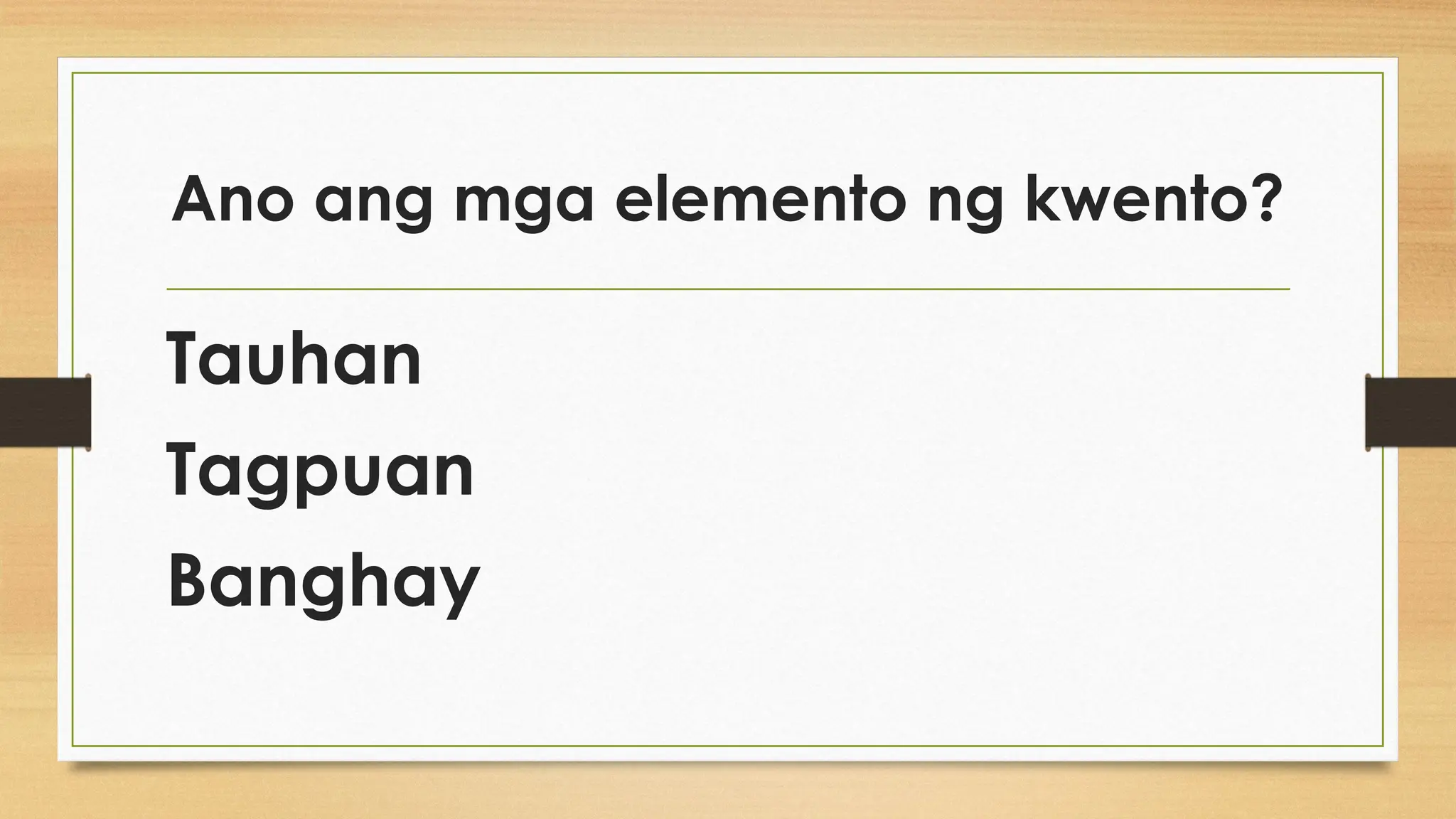 Mga Elemento ng Kwento.pptx Grade 3- Unang kwarter | PPTX
