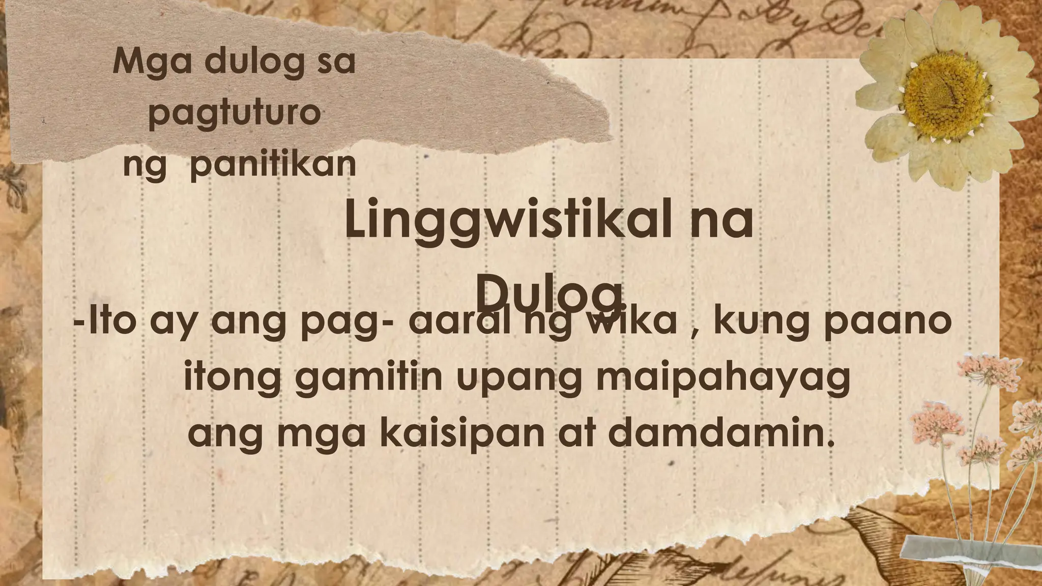 Mga Epektibong Dulog at Estratehiya sa Pagtuturo ng Panitikan, Paglikha ...