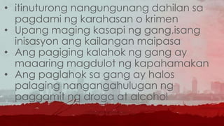 MODYUL 14: KARAHASAN SA PAARALAN | PPTX