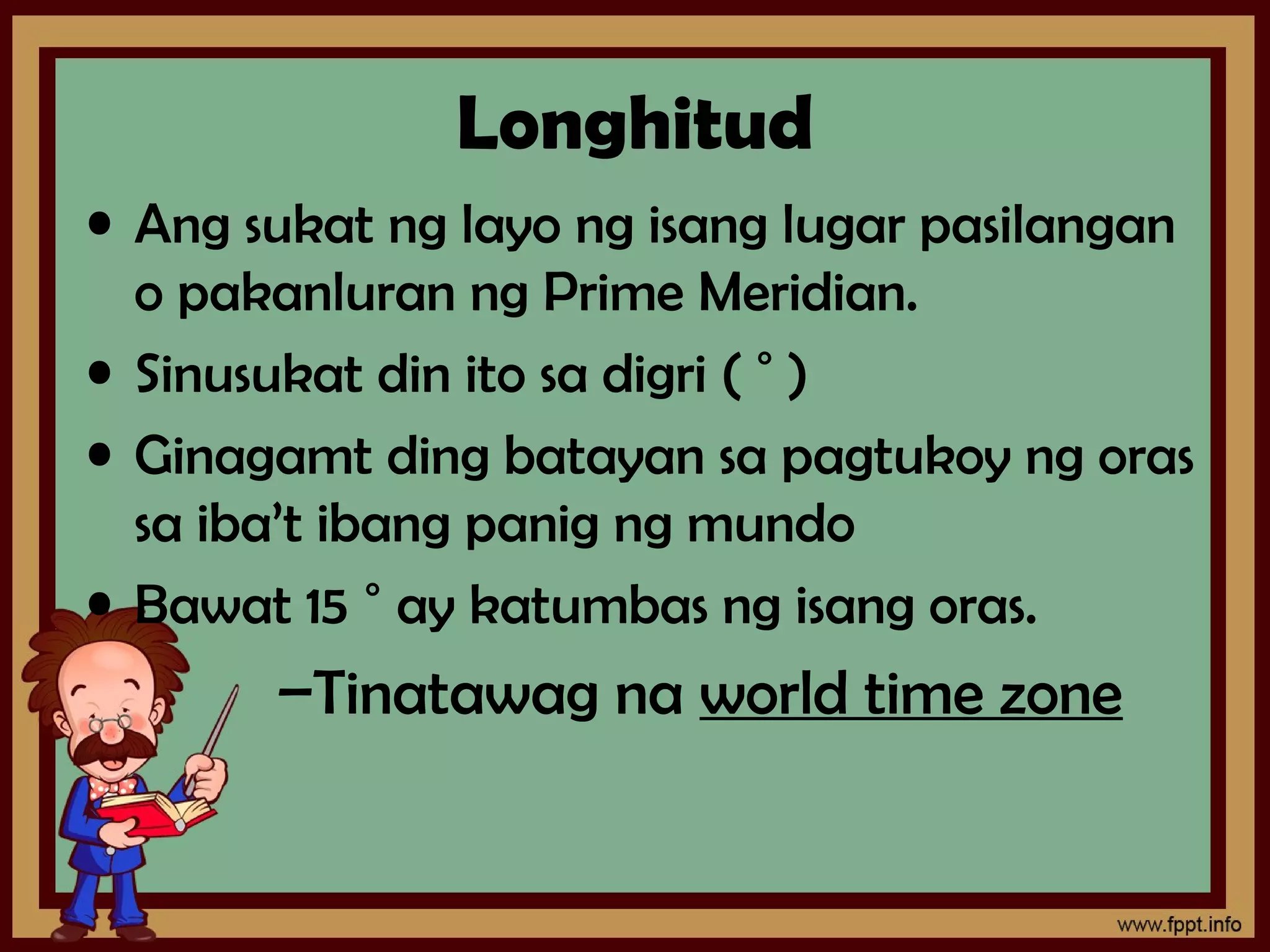 Mga espesyal na guhit latitude | PPT