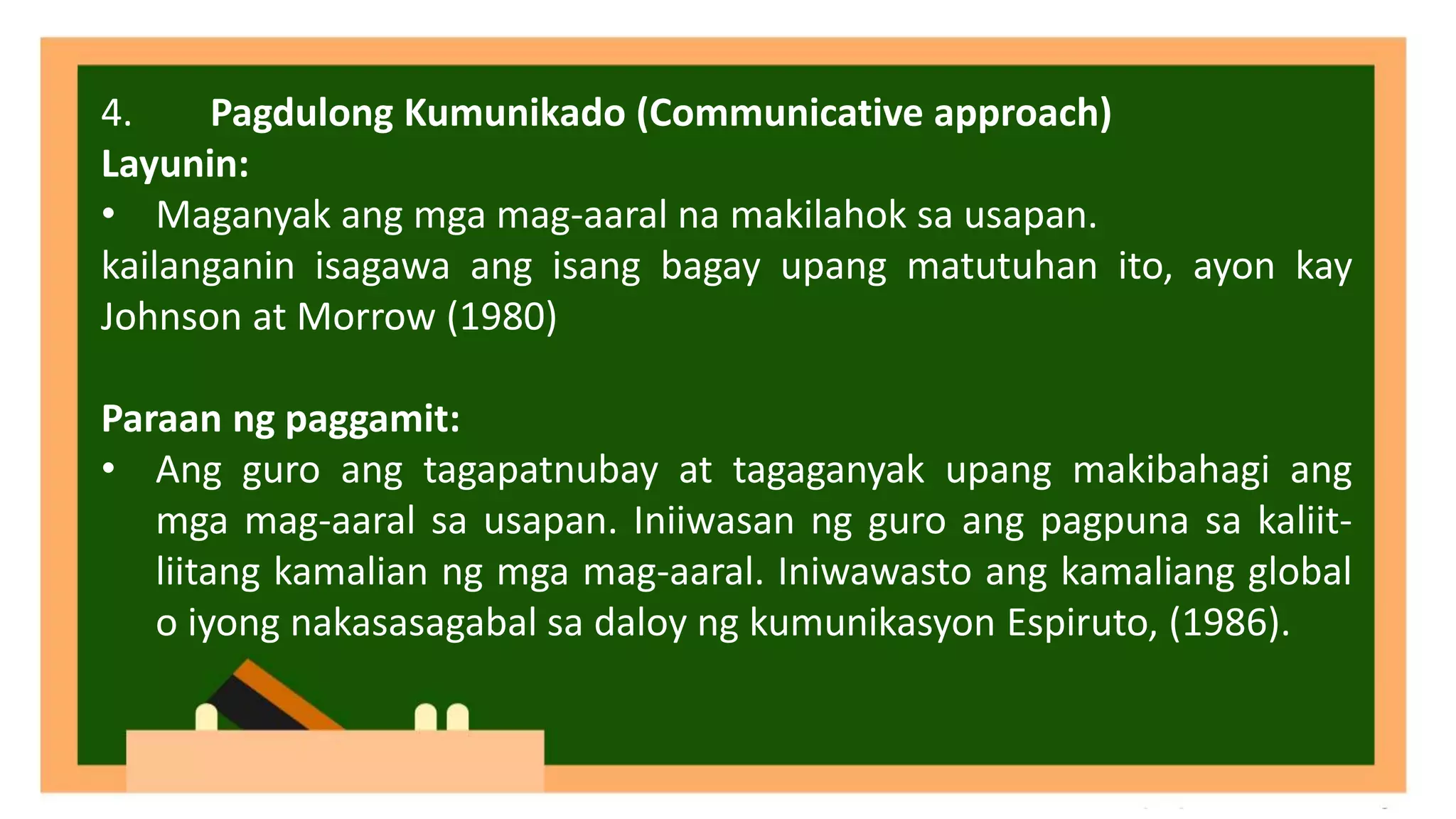Mga estratehiya ginagamit sa pagtuturo ng wika | PPTX