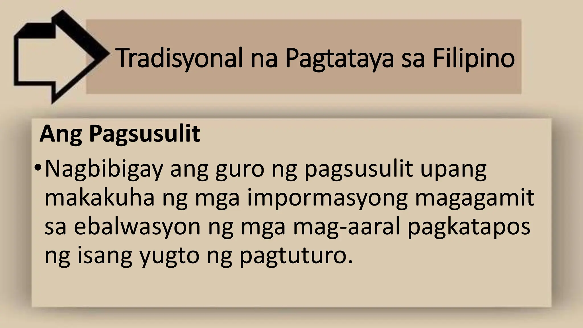 Mga estratehiya ng Pagtataya sa Filipino | PPTX