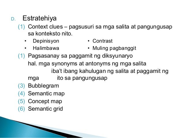Mga estratehiya sa pag unawa sa pagbasa Mga estratehiya sa pag unawa sa pagbasa