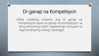 Mga estruktura ng pamilihan | PPTX