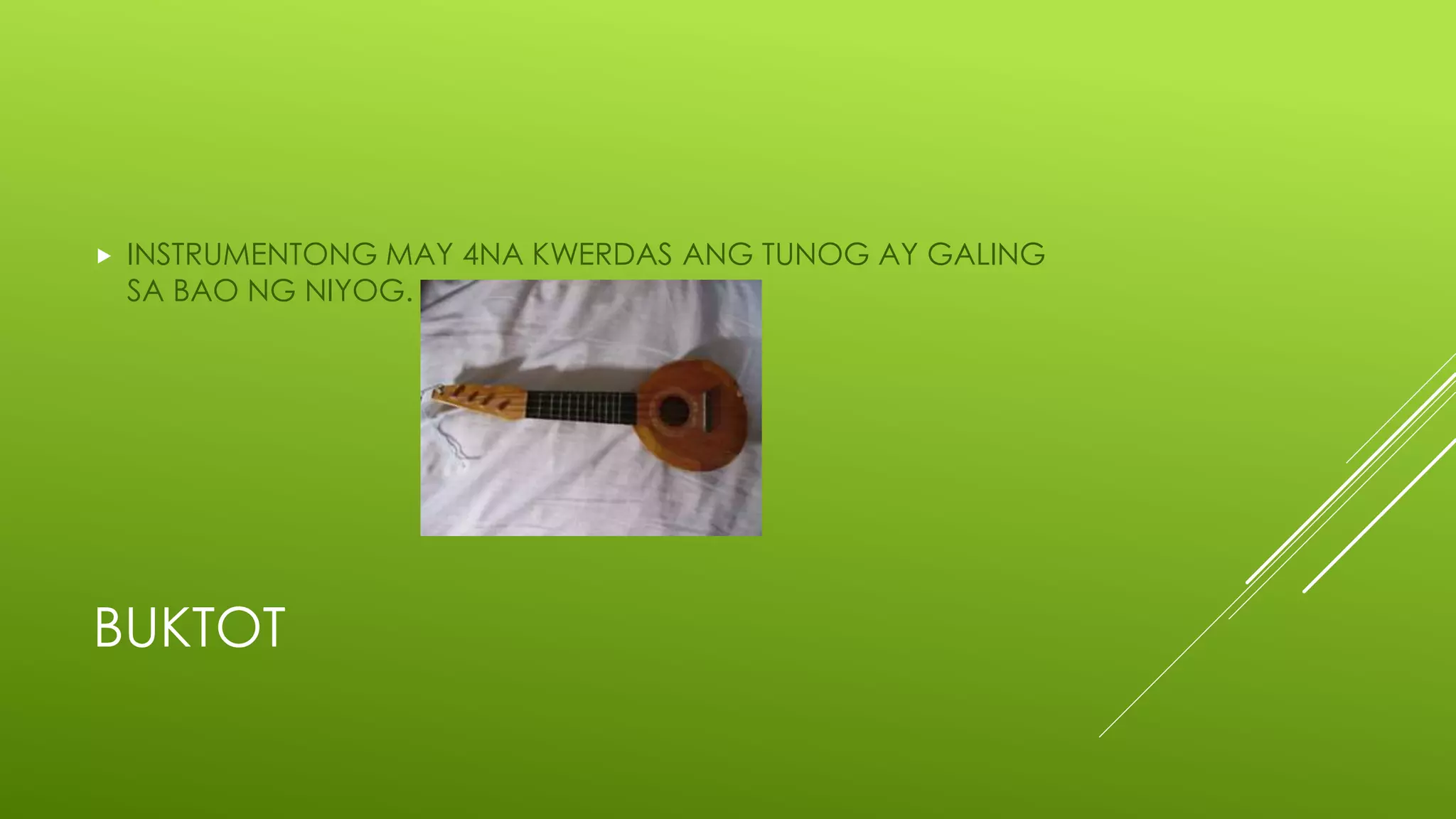 Mga etnikong instrumento sa pilipinas | PPTX