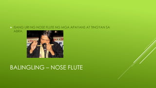 Mga etnikong instrumento sa pilipinas | PPTX