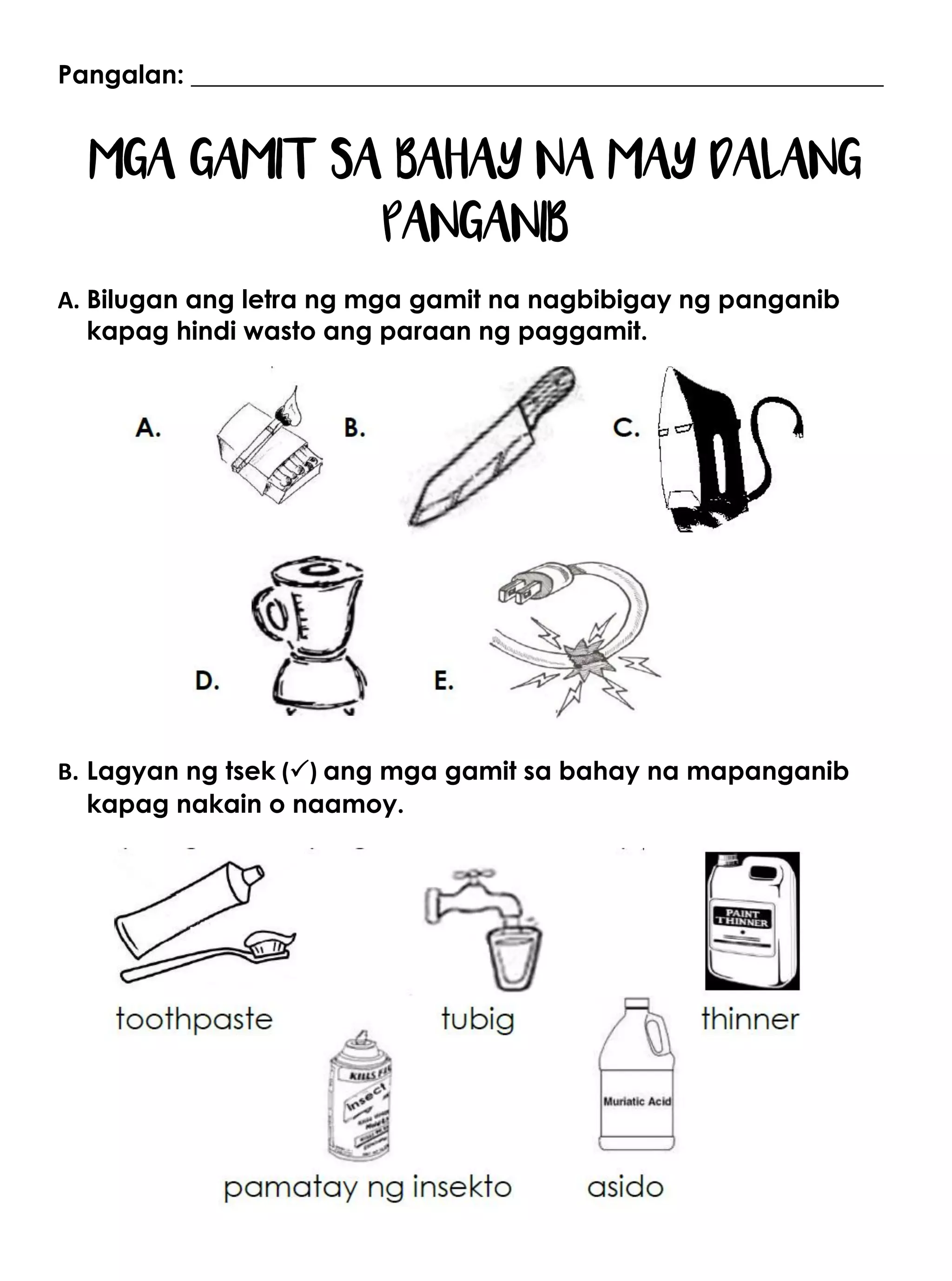 Mga gamit sa_bahay_na_may_dalang_panganib | PDF