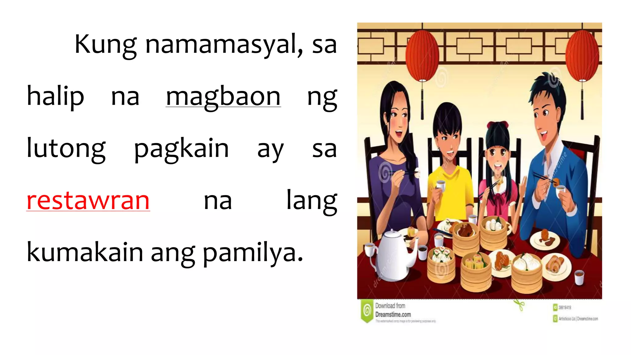 Mga Gawain at Tradisyon ng Pamilya | PPTX