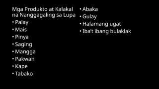 Mga Gawaing Pangkabuhayan sa Pilipinas.pptx