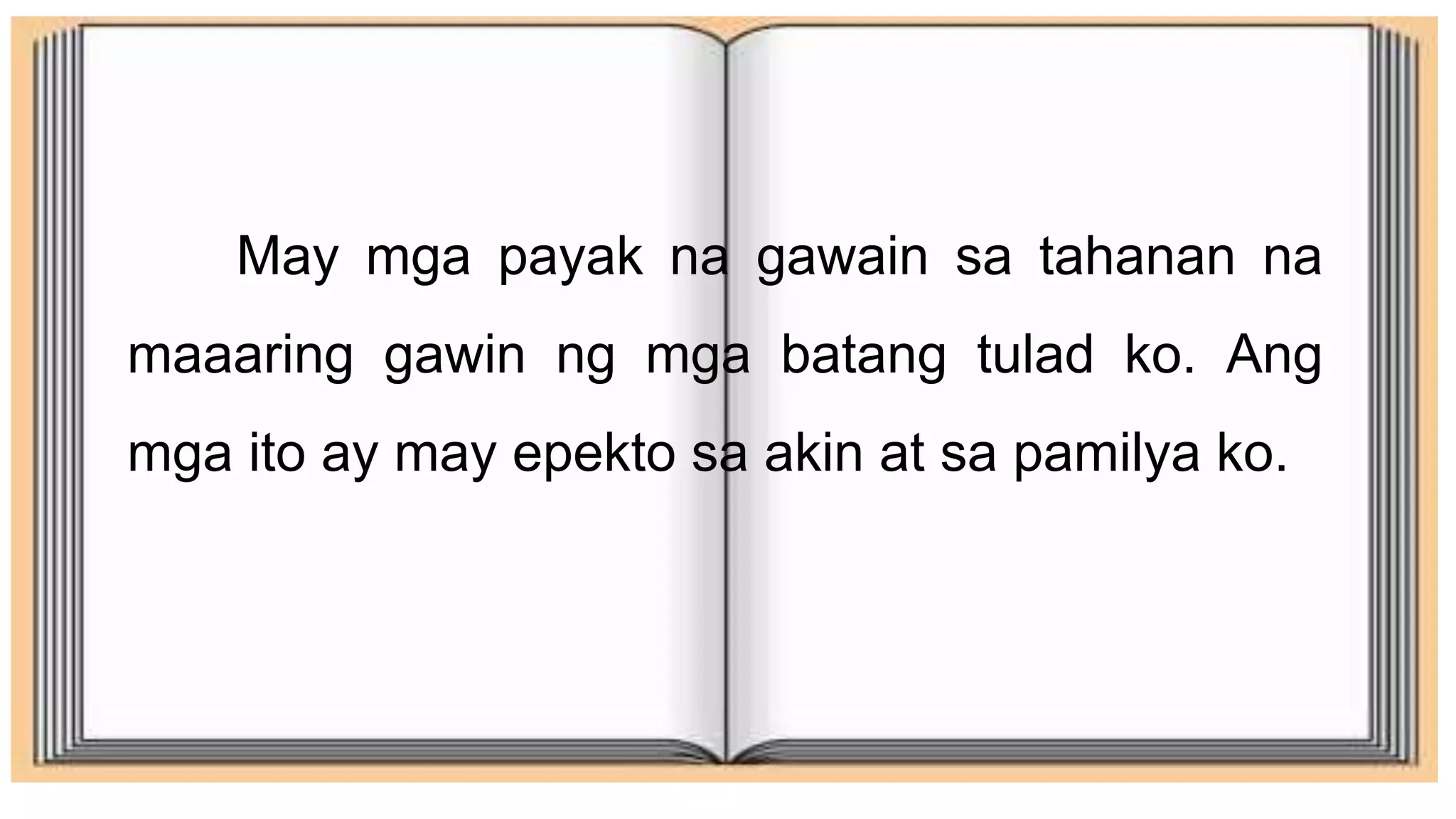 Mga Gawain sa Tahanan | PPTX