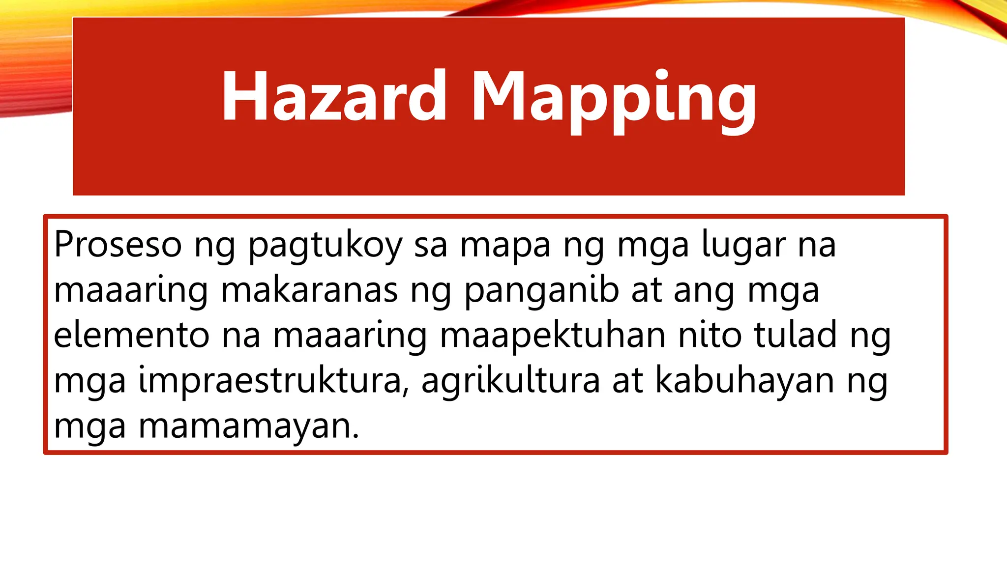 MGA HAKBANG SA PAGBUO NG CBDRRM PLAN (UNANG YUGTO_DISASTER PREVENTION ...