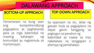 MGA HAKBANG SA PAGBUO NG CBDRRM PLAN (UNANG YUGTO_DISASTER PREVENTION ...