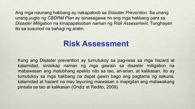 Mga Hakbang sa Pagbuo ng Community-Based Disaster Risk Reduction and Management Plan AP 10 | PPTX