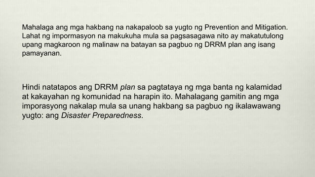 Mga Hakbang sa Pagbuo ng Community-Based Disaster Risk Reduction and Management Plan AP 10 | PPTX