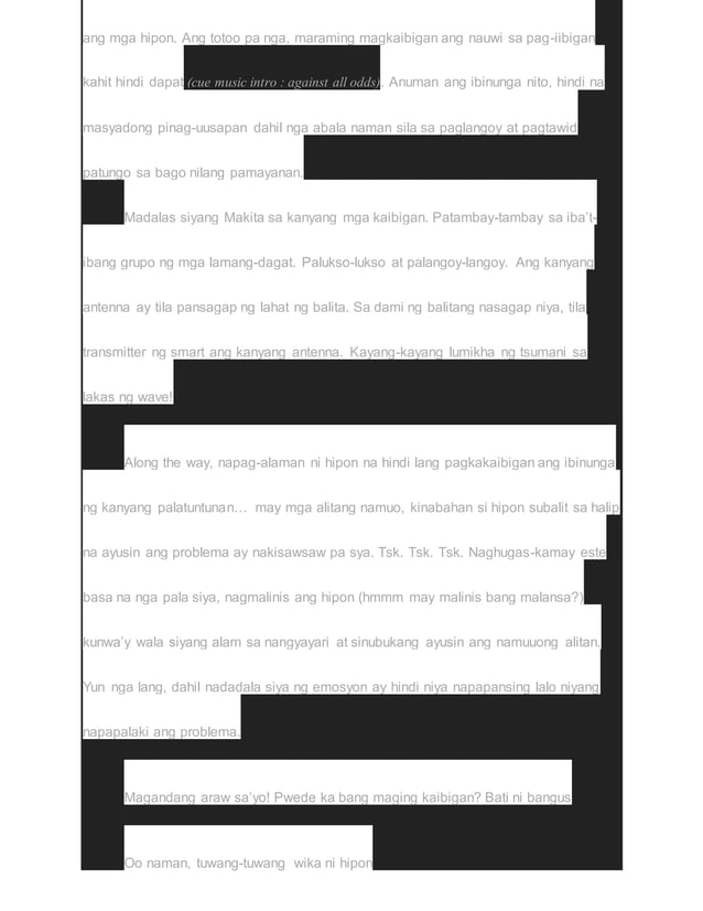 Mga halimbawa ng mga uri ng maikling kwento | DOCX