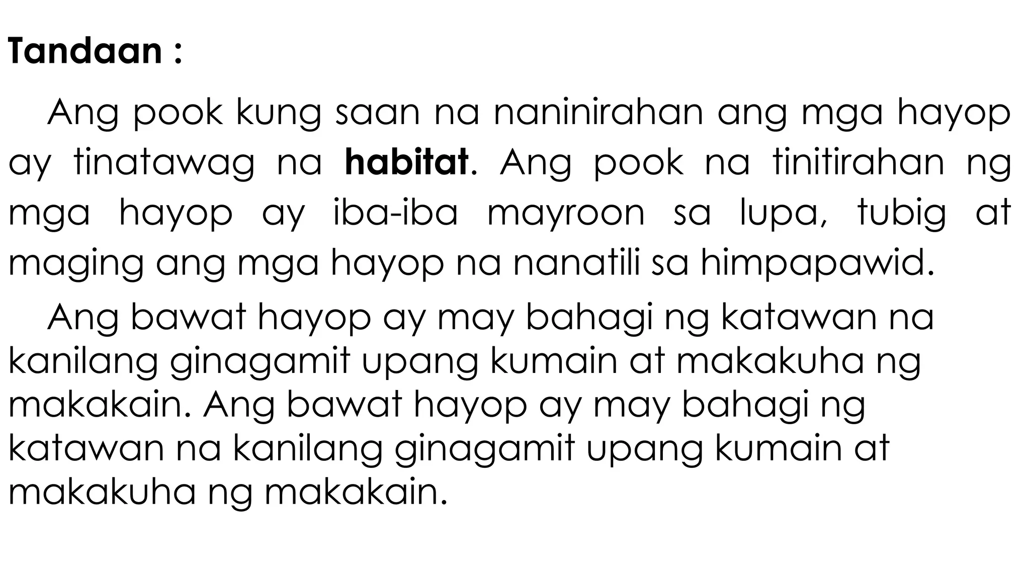 MGA HAYOP science grade three k to 12 melc | PPTX