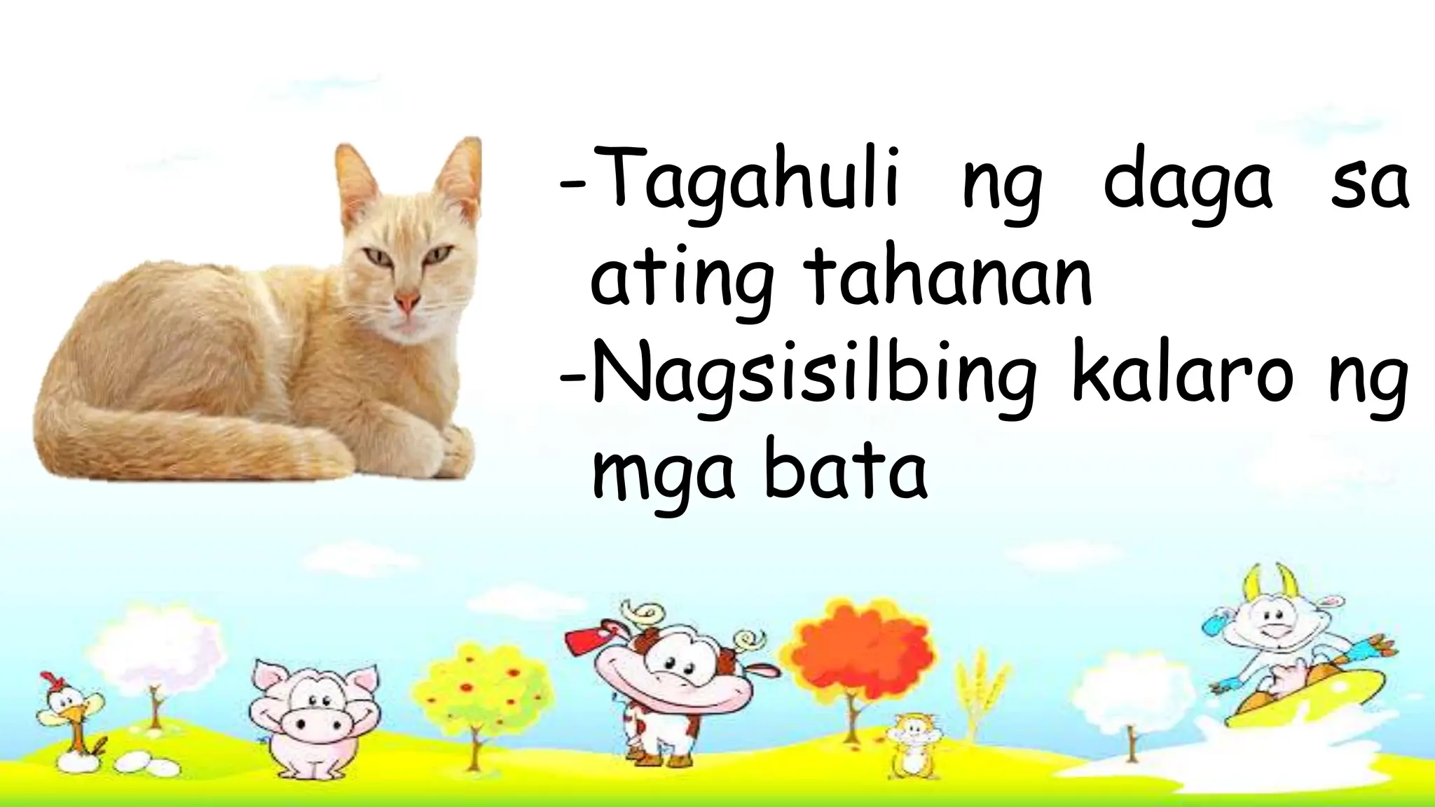 MGA HAYOP NA MAARING ALAGAAN SA TAHANAN.pptx