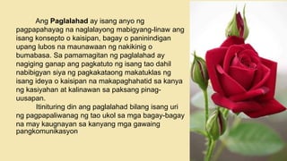 Mga hudyat sa paglalahad ng pangyayari | PPTX