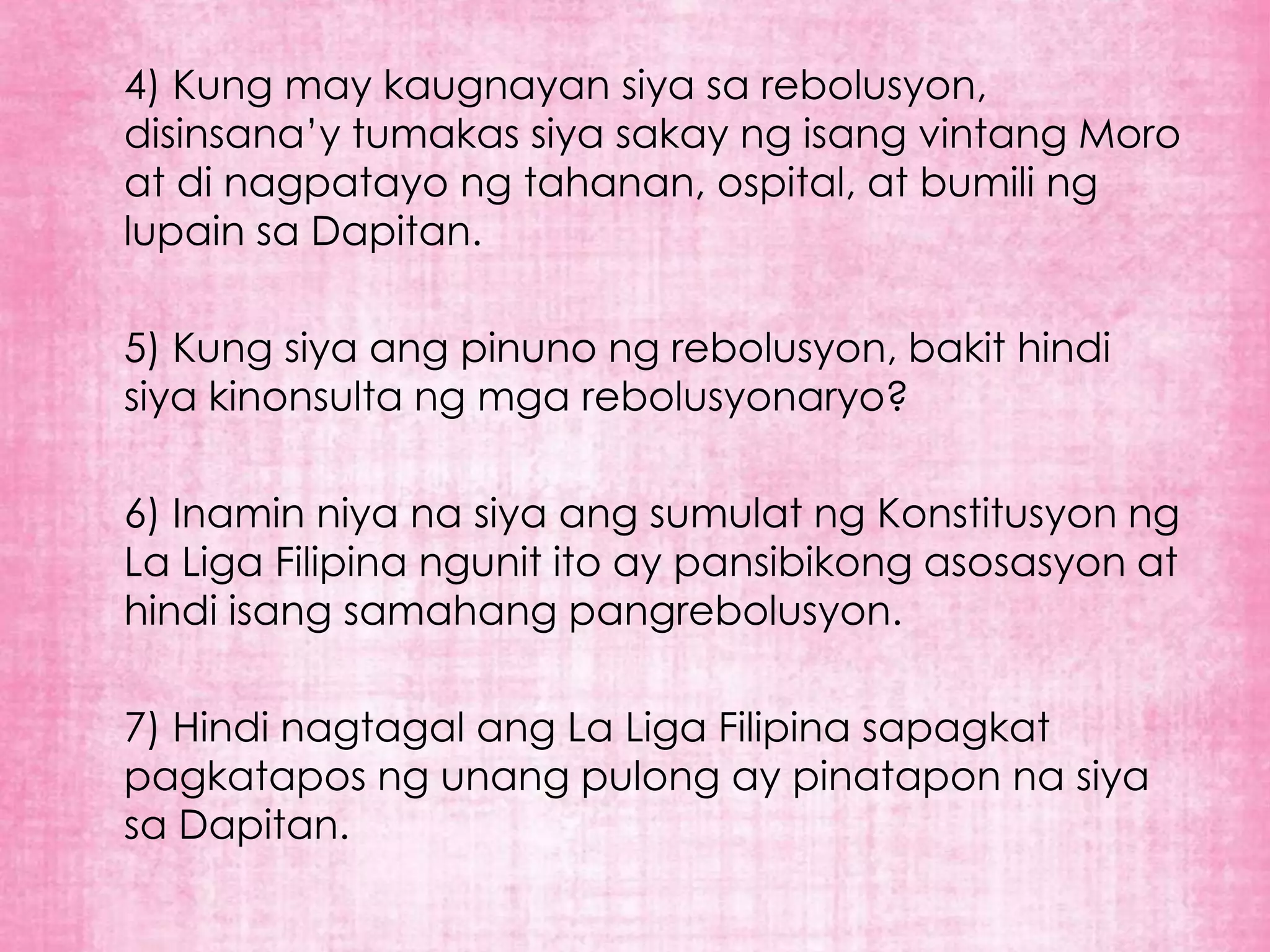 Mga huling araw ni rizal | PPTX