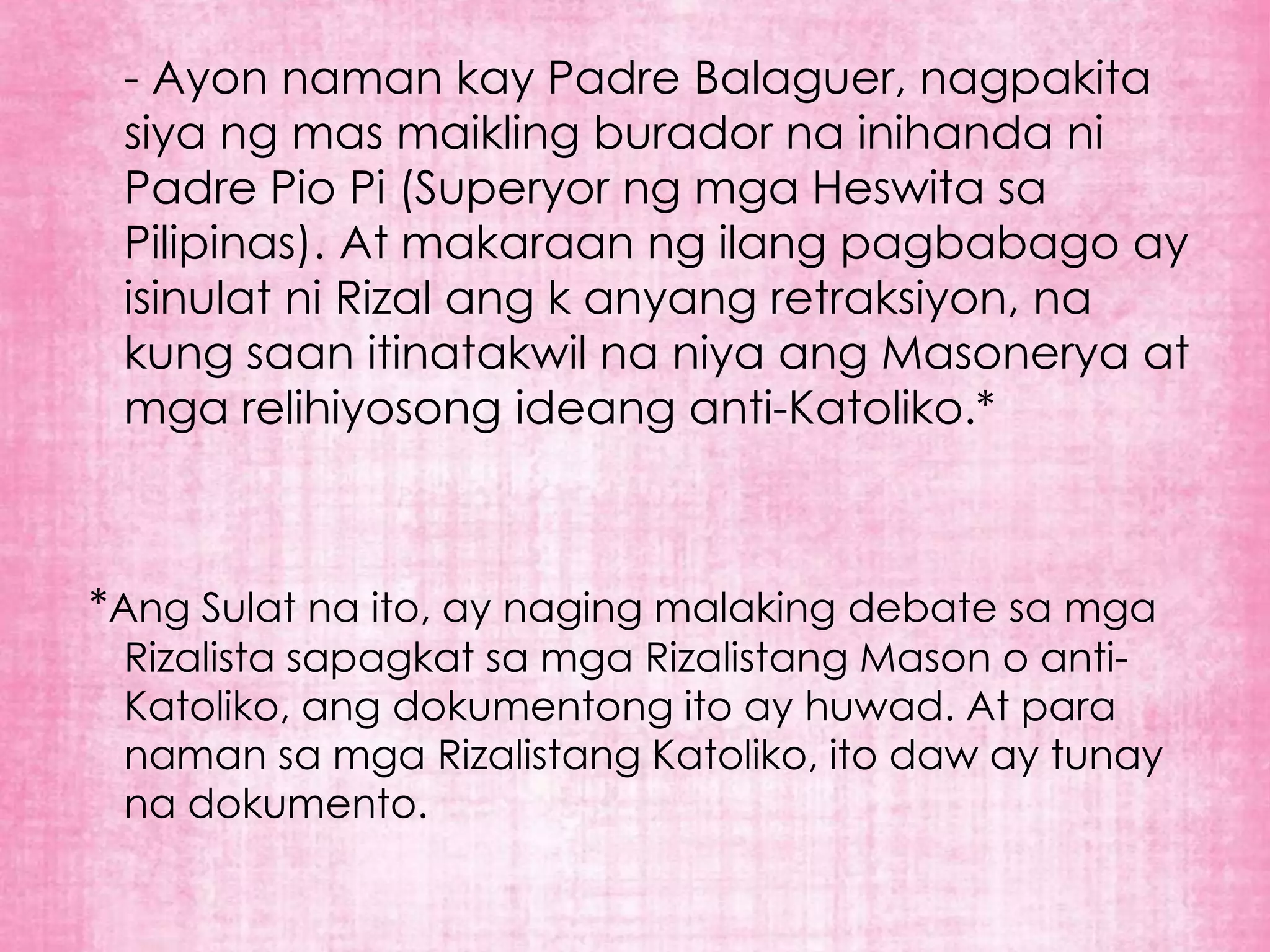 Mga huling araw ni rizal | PPTX