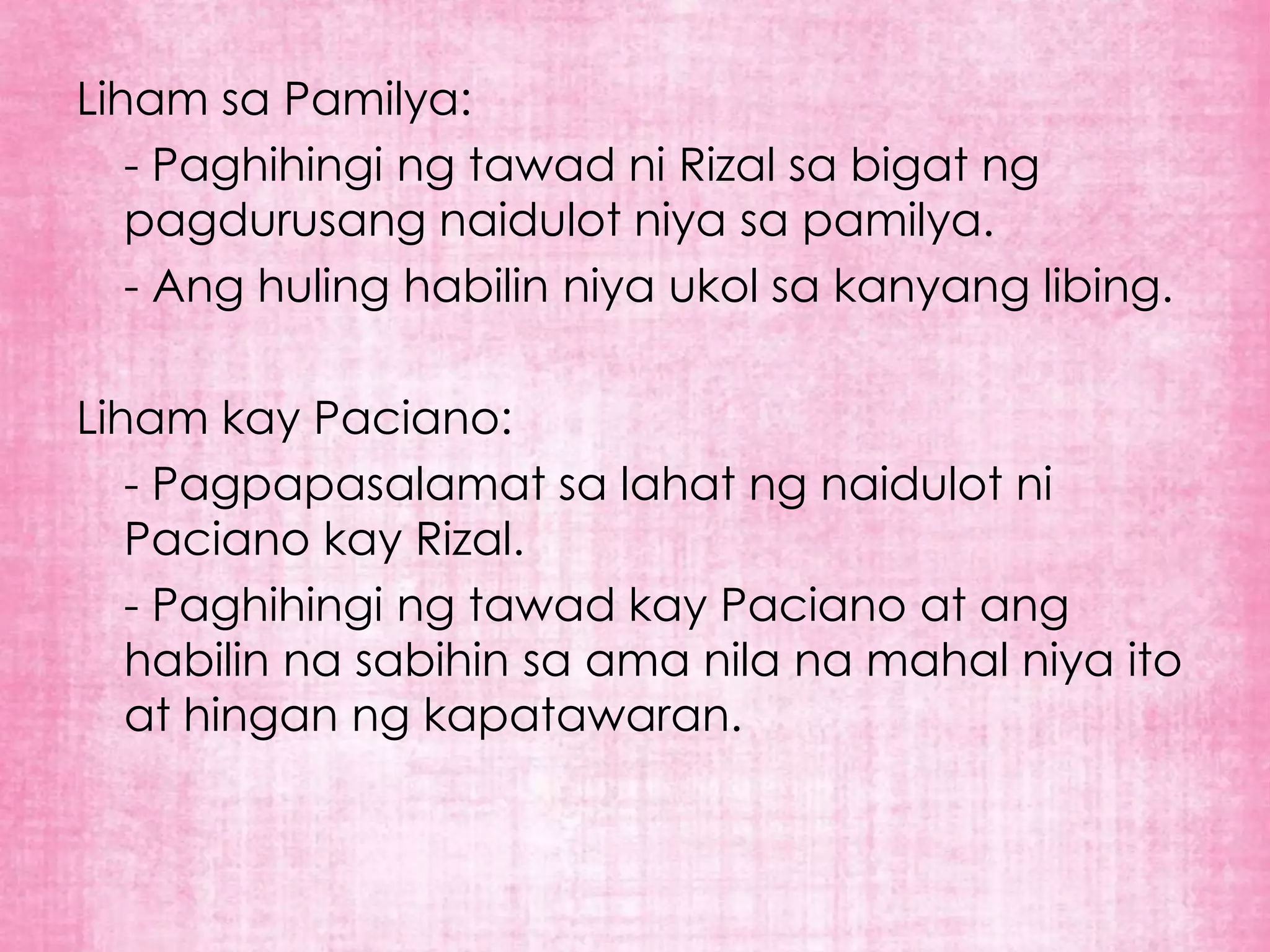 Mga huling araw ni rizal | PPTX