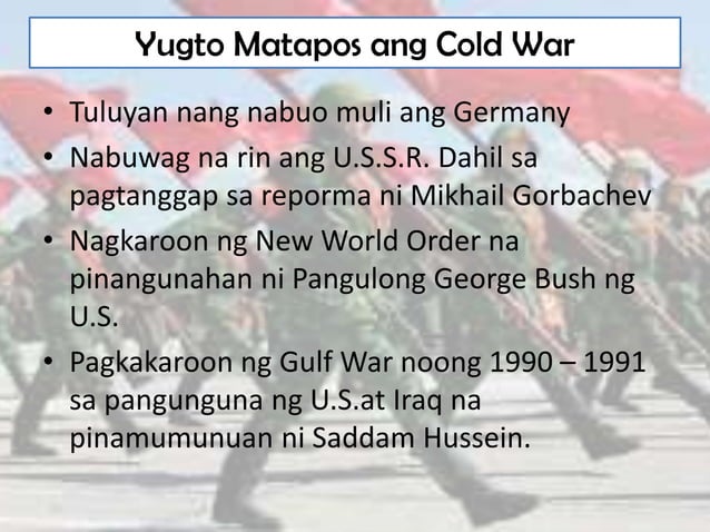 Mga ideolohiya at ang cold war -report -4th grading -3rd year | PPTX