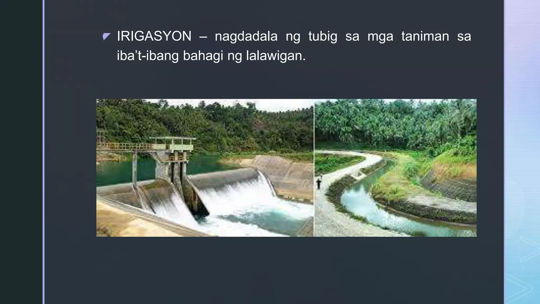 Mga impraestruktura sa mga lalawigan | PPTX