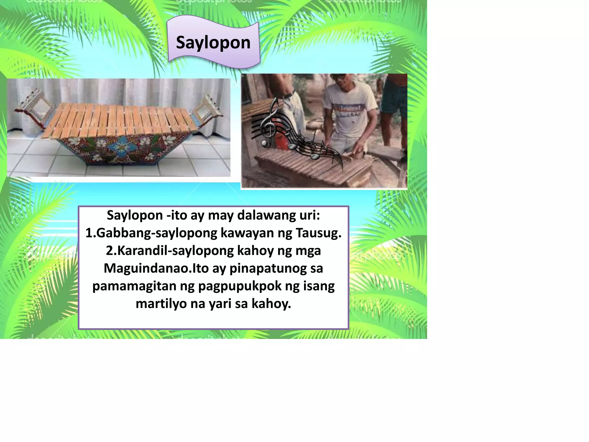 Mga instrumentong Etniko | PPTX