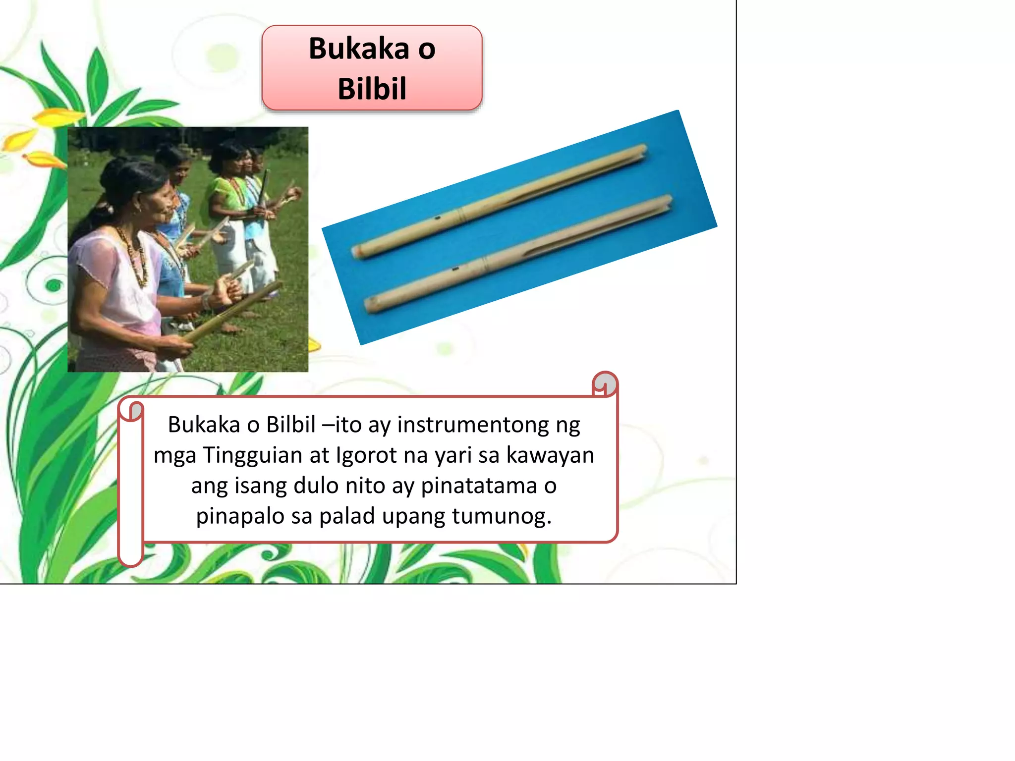 Mga instrumentong Etniko | PPTX