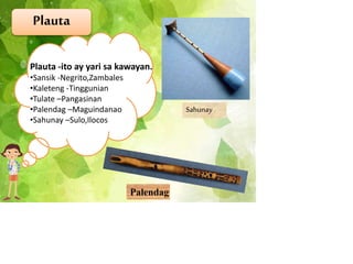 Mga instrumentong Etniko | PPTX