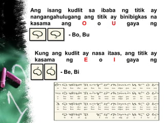 Mga istruktura ng wikang filipino at ang alibata | PDF