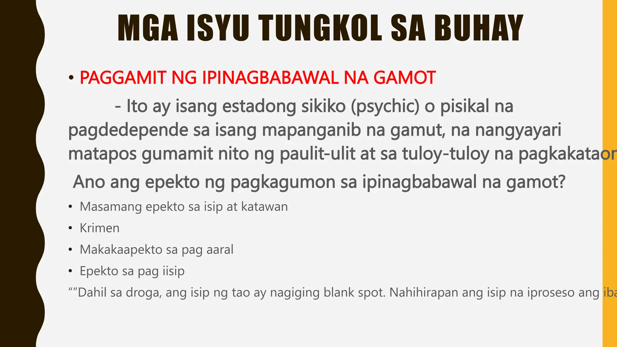 Mga isyung moral tungkol sa buhay.pptx.. | PPTX Mga isyung moral tungkol sa buhay.pptx.. | PPTX