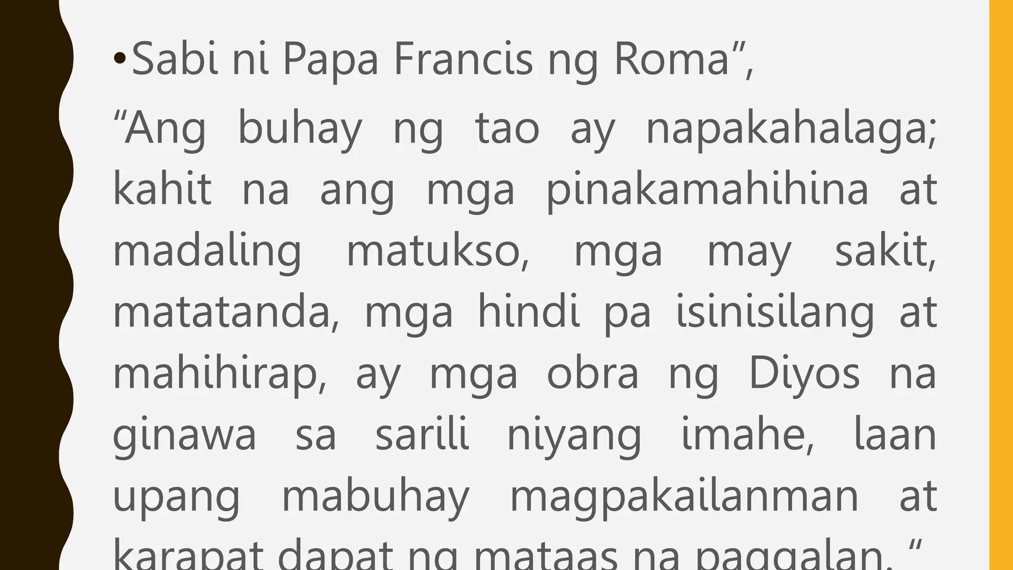 Mga isyung moral tungkol sa buhay.pptx.. | PPTX Mga isyung moral tungkol sa buhay.pptx.. | PPTX