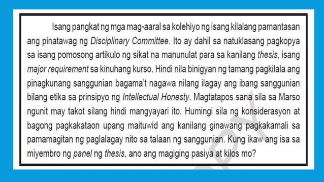 MGA ISYUNG MORAL TUNGKOL SA KAWALAN NG PAGGALANG.pptx