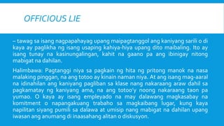 MGA ISYUNG MORAL TUNGKOL SA KAWALAN NG PAGGALANG.pptx