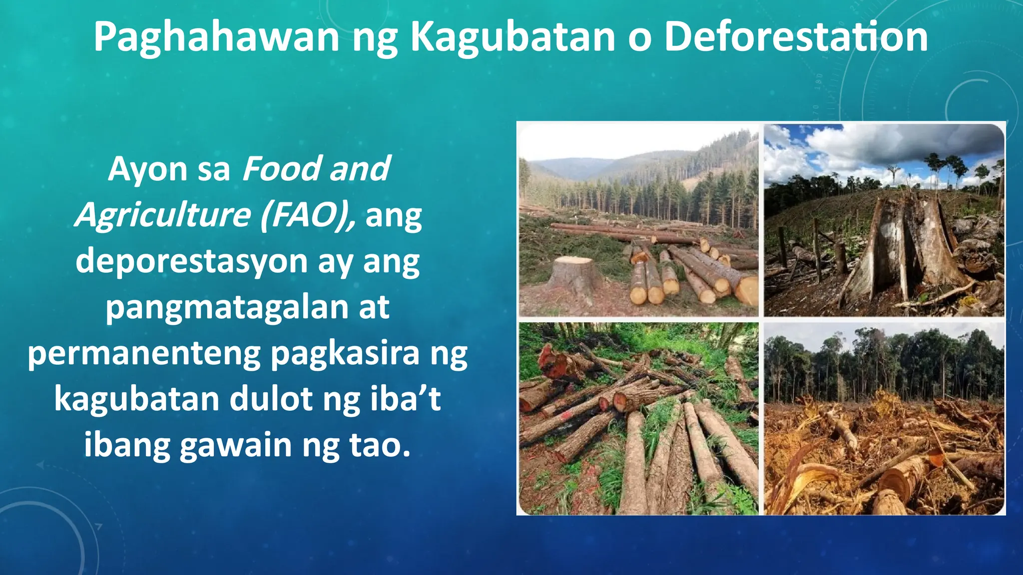 Mga Isyung Pangkapaligiran (PAGKASIRA NG LIKAS NA YAMAN).pptx