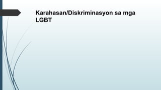 Mga Isyu sa Kasarian, Diskriminasyon.pptx